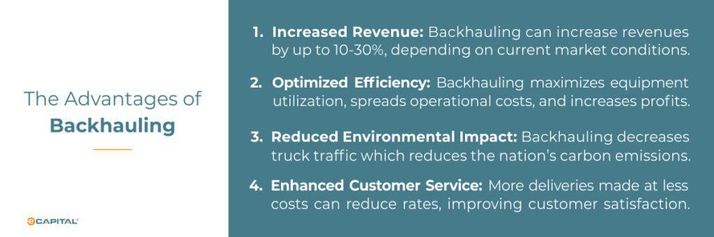 6 Strategies to Find Backhaul Freight | eCapital