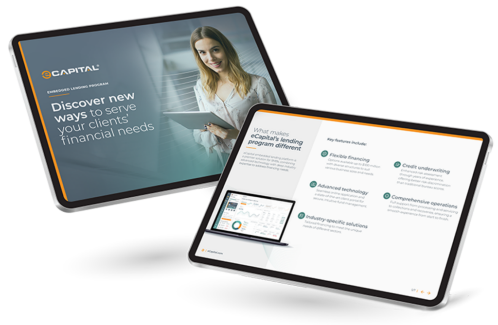Embedded Lending | eCapital